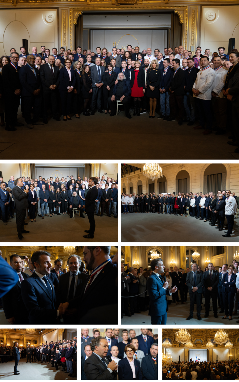 La 27ème promotion des MOF (enfin) reçue au Palais de l'Élysée