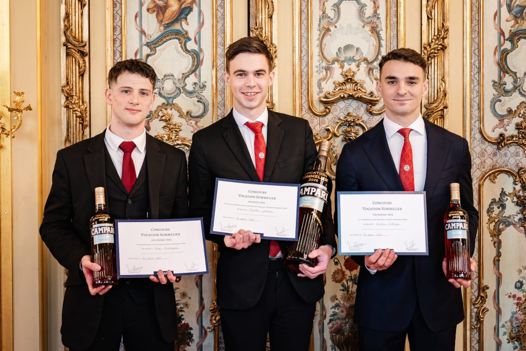 Charles Delorme gagne le concours Vocation Sommelier 2026